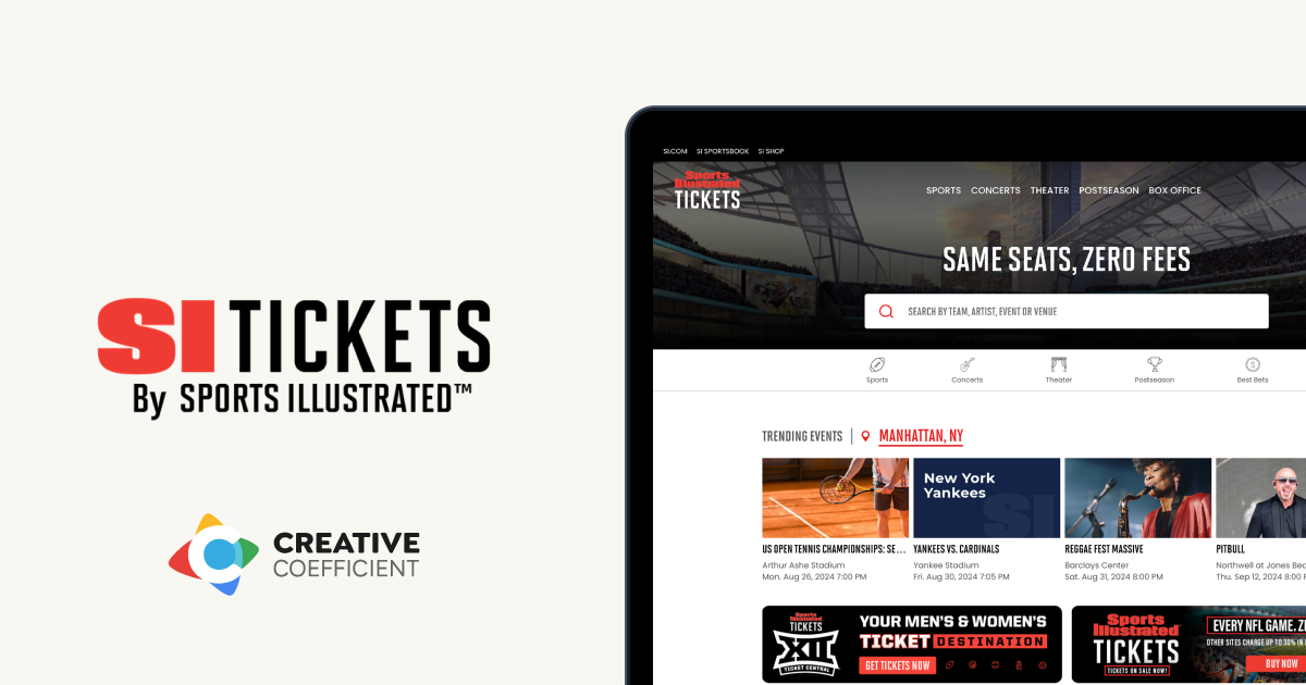 Sports Illustrated | Tickets Marketplace by Creative Coefficient